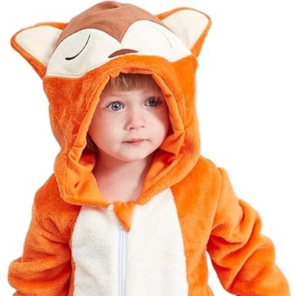 michley | Costumes | Fox Costume Unisex Boygirl Size 6 Months | Poshmark
